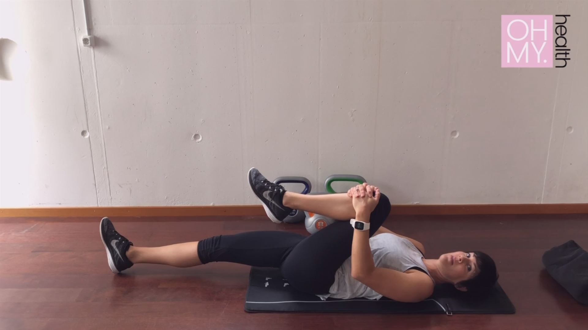 Exercises for Hip Bursitis - Glute Stretch - Oh My Health